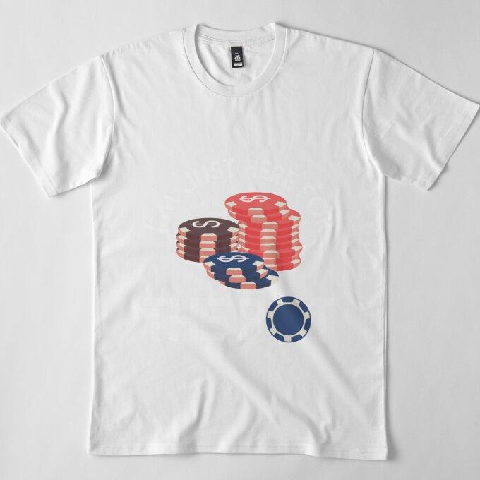 Buy Men Premium Cotton T-Shirt Texas Hold Em Pot Poker Player Casino ...