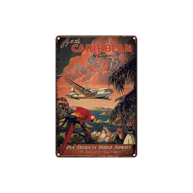 Buy Metal Tin Signs Poster Vintage Plaque Signs Wall Art Iron Painting ...