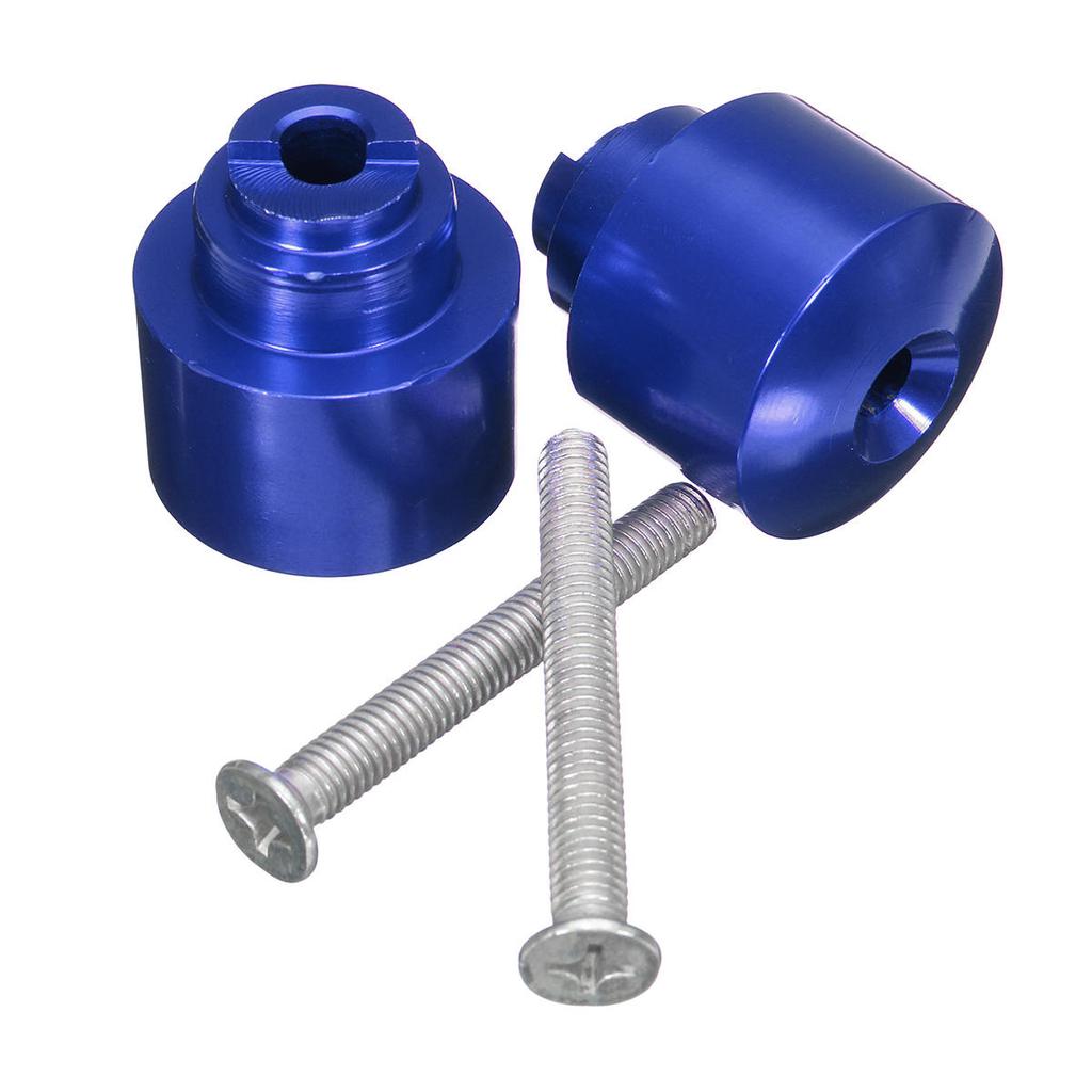 Buy 1Pair Hand Grip Handle Bar End Cap Slider Cover Handlebar Aluminum ...