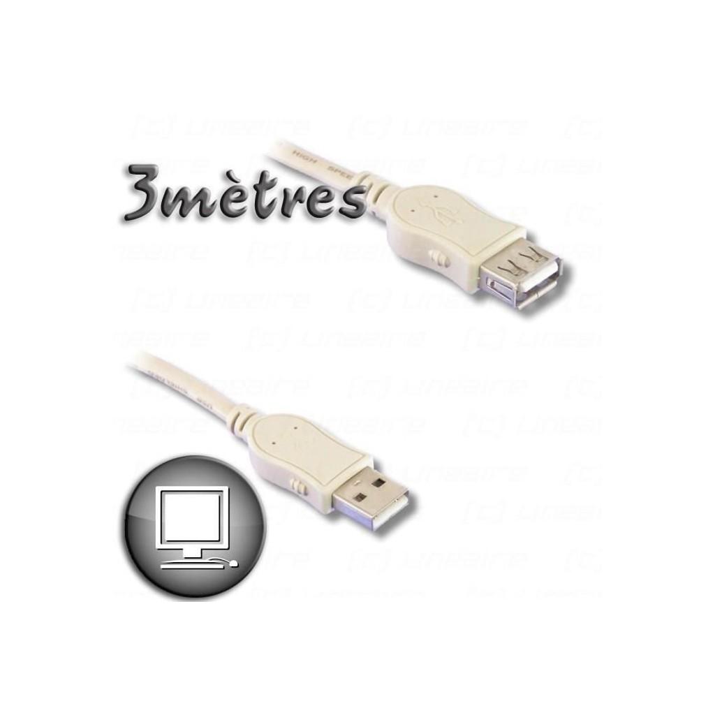 Buy Câble Rallonge USB 2.0 A mâle / A femelle 3m at affordable prices ...