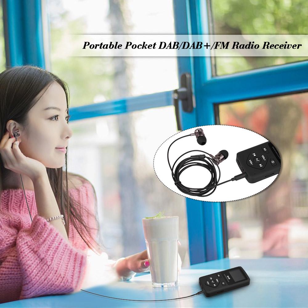Satın alın Portable Pocket DAB/DAB+/FM Radio Receiver with Earphone LCD ...