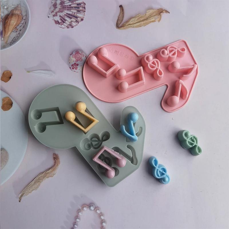 Buy Music Note Silicone Mold Kitchen Resin Baking Tool Diy Cake ...