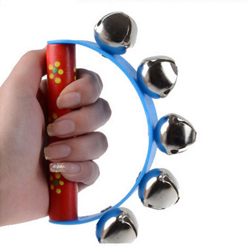 Creative Baby Bell Kids Handbell Toy Jingle Rattle Toys Infant Birthday ...