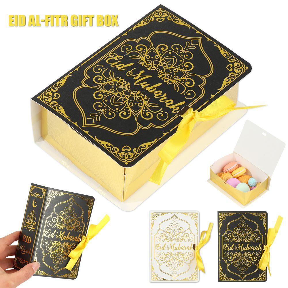 Buy Paper Quran Book Shape Muslim Islamic Gift Boxes Candy Packaging ...