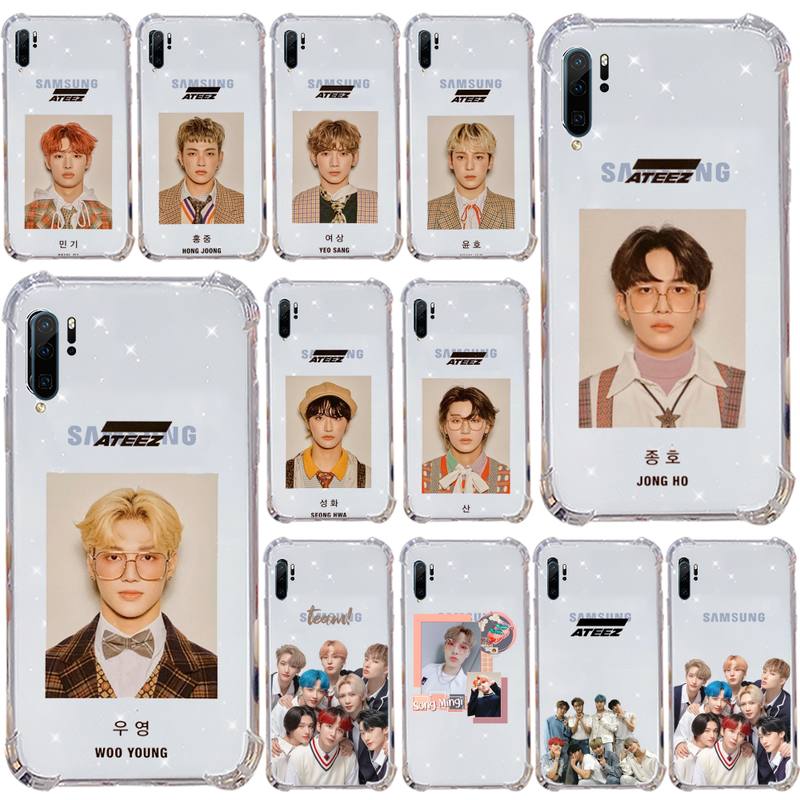 Buy South Korean Team ateez Phone Case Transparent for Samsung s9 s10 ...