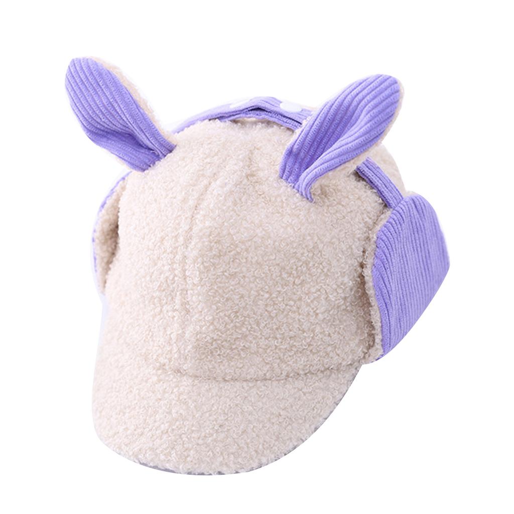 Buy Autumn Winter Dual-use Rabbit Ears Hat Windproof Ear Flap Cap Baby ...