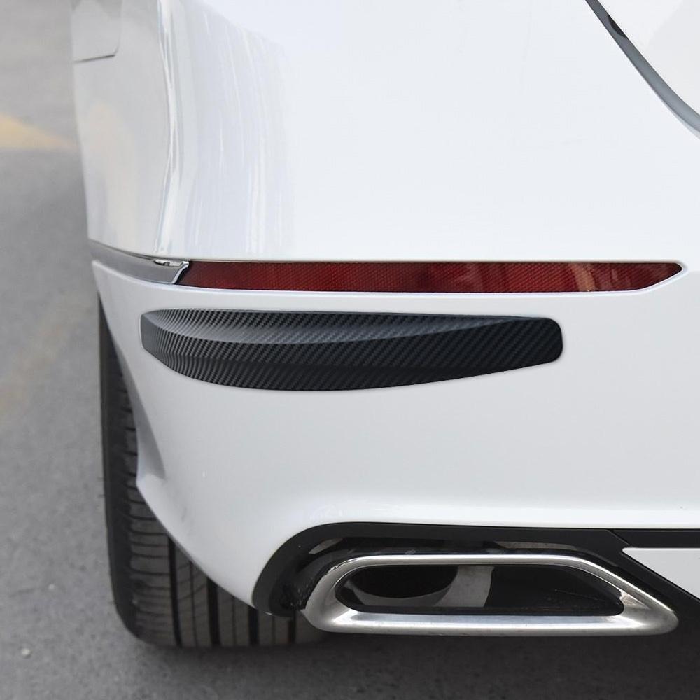 Cheap 2 Pcs/Set Car Anti-Scratch Strips Sticker Front/Rear Bumper Anti ...
