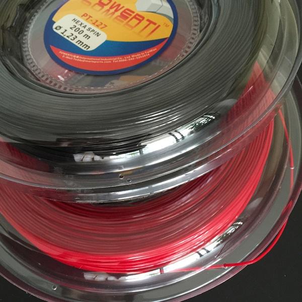 Buy PowerTi PT 127 Hexagonal Tennis Racket String Top Spin Polyester ...