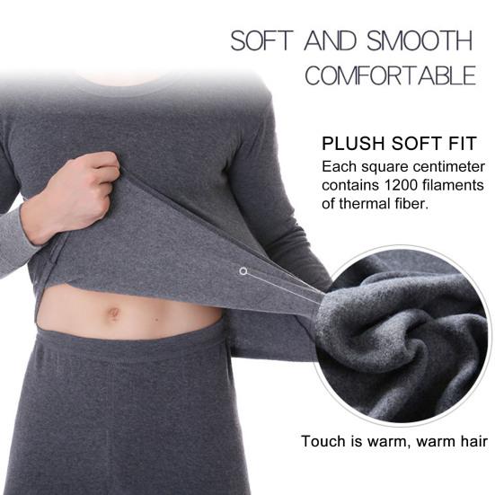 Buy 2Pcs/Set Winter Men Nighty Set Elastic Waist Long Sleeve Great ...