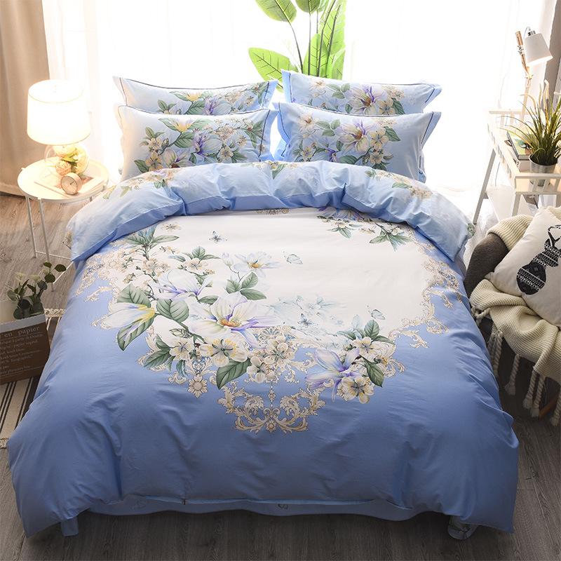 Buy Home Textiles Comfortable Cotton 4pcs Bedding Soft Warm Skin ...
