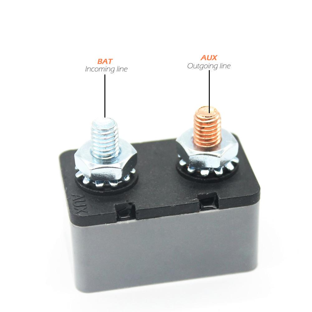 Buy 24V Circuit Breaker Stud Type Manual Reset Dual Battery Fuse for ...