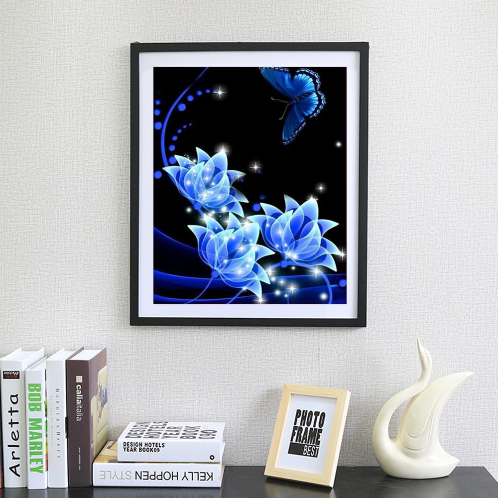 Buy 5D Embroidery Paintings Rhinestone Pasted DIY Diamond Cross Stitch ...