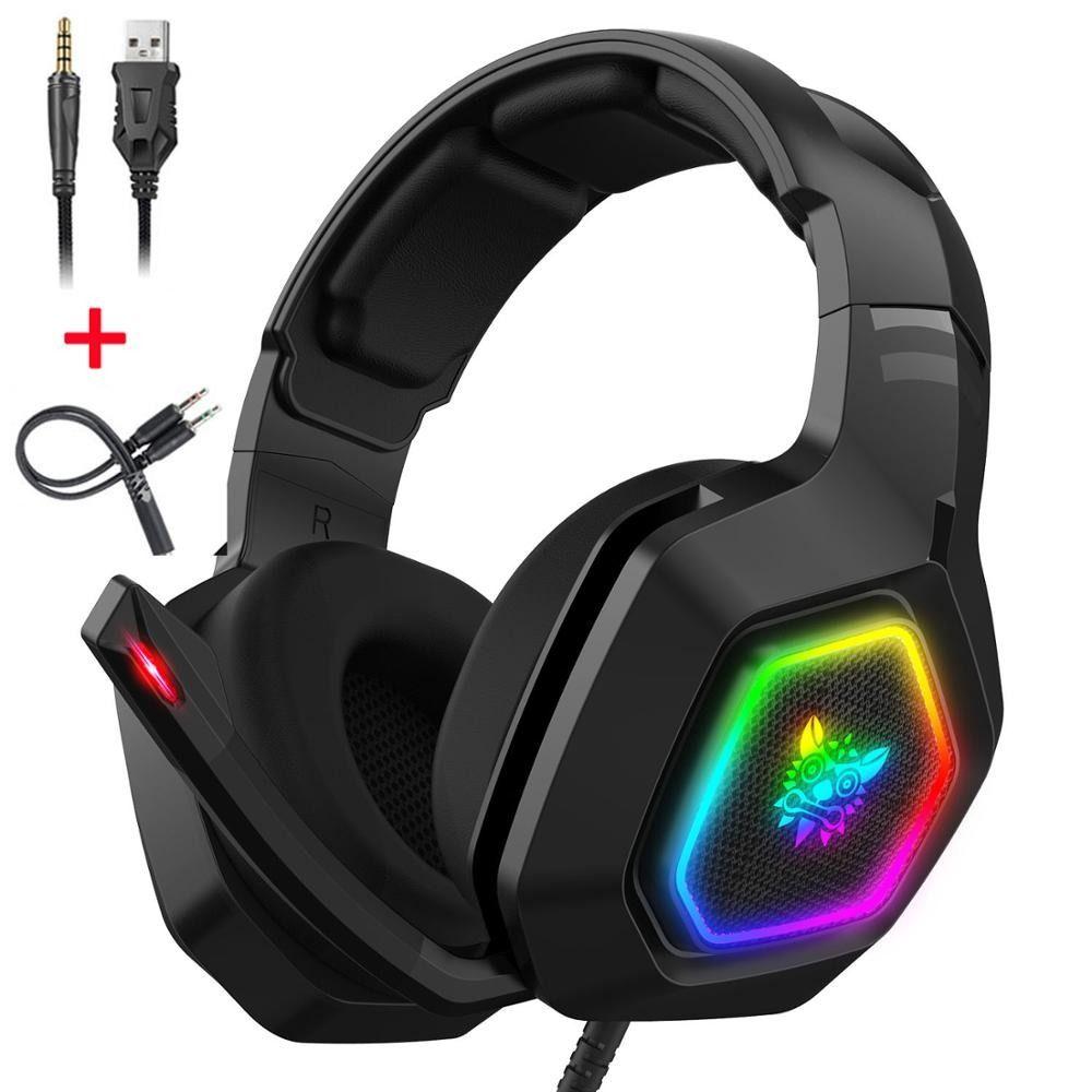 Cheap New Surround Sound RGB LED Gamer Wired Gaming Headset With ...