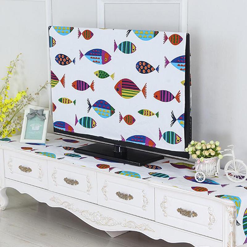 Buy TV Cover Dust Cover Creative Home TV Anti-dust Dust Cover at ...