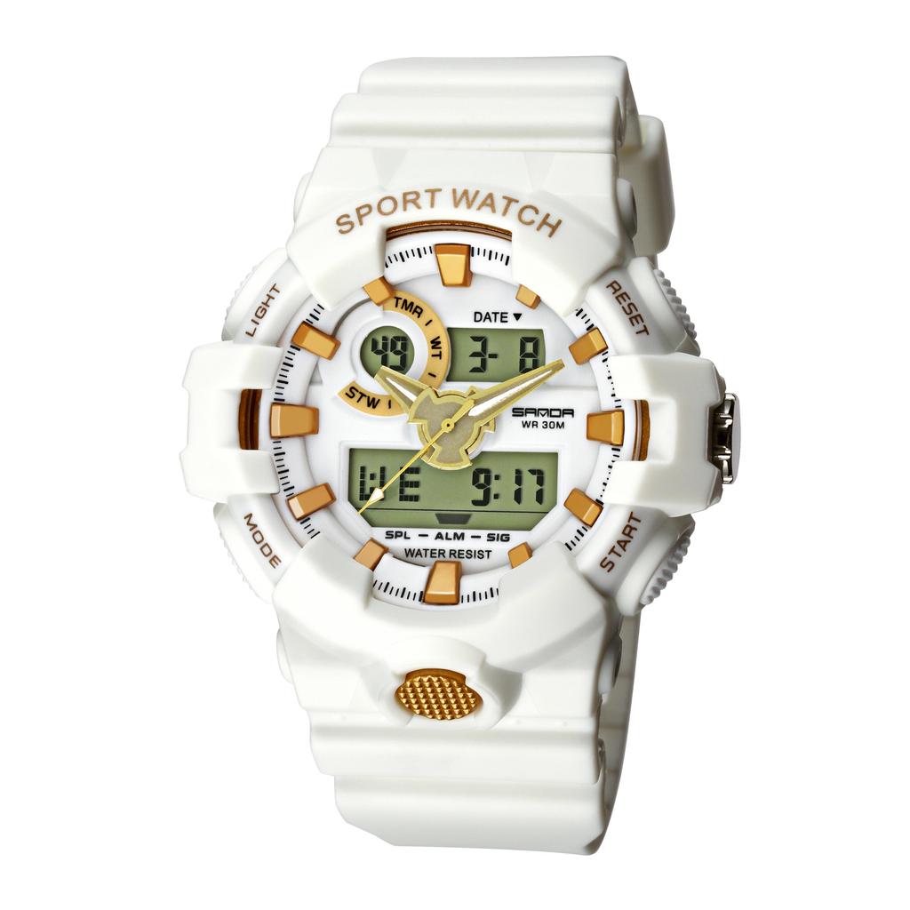 Luxury White Women Sport Watch Waterproof Ladies Jelly Watch Women ...