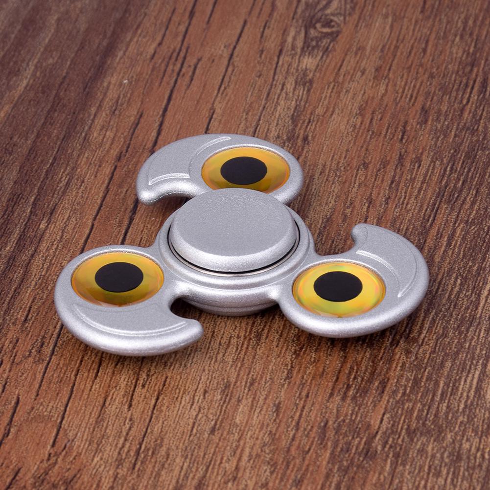 Buy Triangle Plating Zinc Alloy Eagle Eye Fidget Hand Tri-Spinner ...