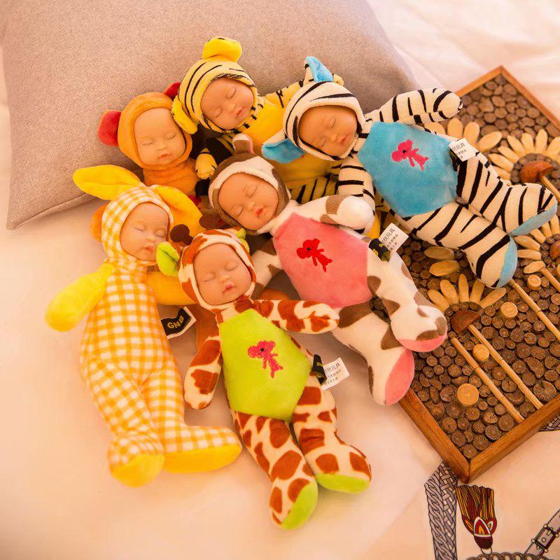 Buy Cute Sleeping Baby Children Plush Doll Plush Toy Pillow Birthday ...