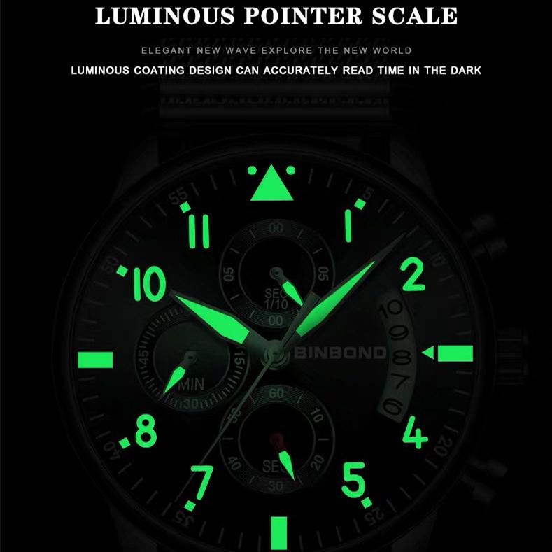 Buy With Gift Box Men's Waterproof Fashion Simple Automatic Machinery ...