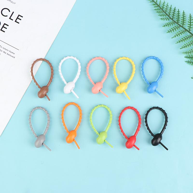 5Pcs Self-Locking Reusable Wire Cable Zip Ties Multi-Functional Data ...