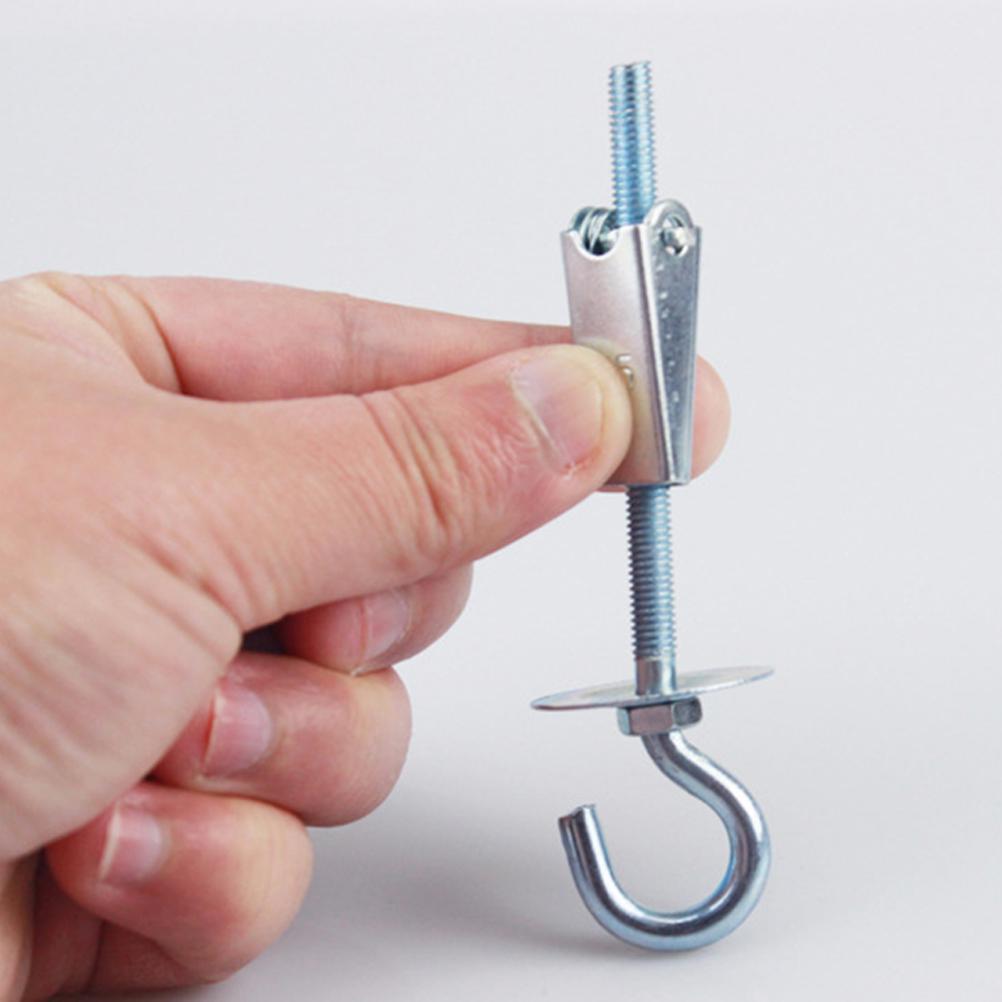 Buy 10 Pcs M5 10KG Useful Rustproof Heavy Duty Threaded Hooks Wall ...