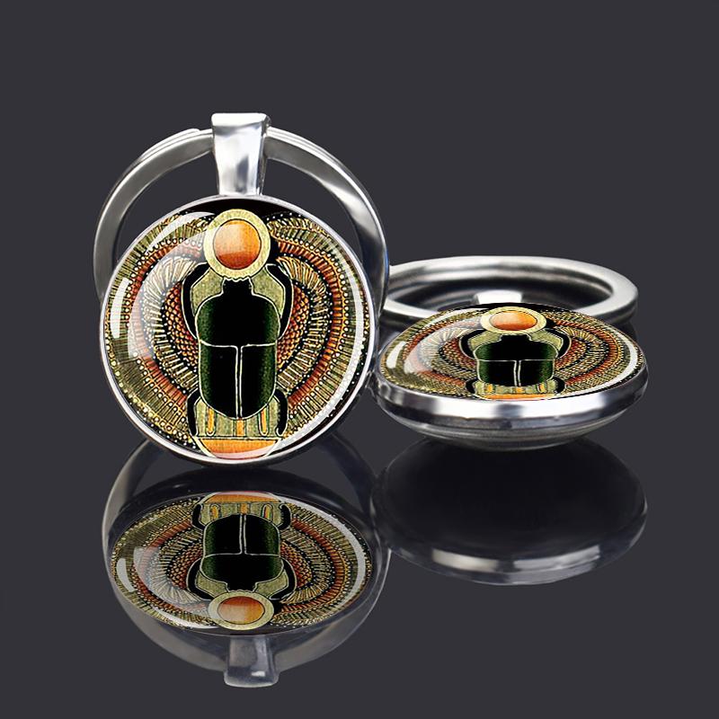 Buy Egyptian Ankh Pharaoh Pyramid Keyring Ancient Egypt Culture Sphinx ...