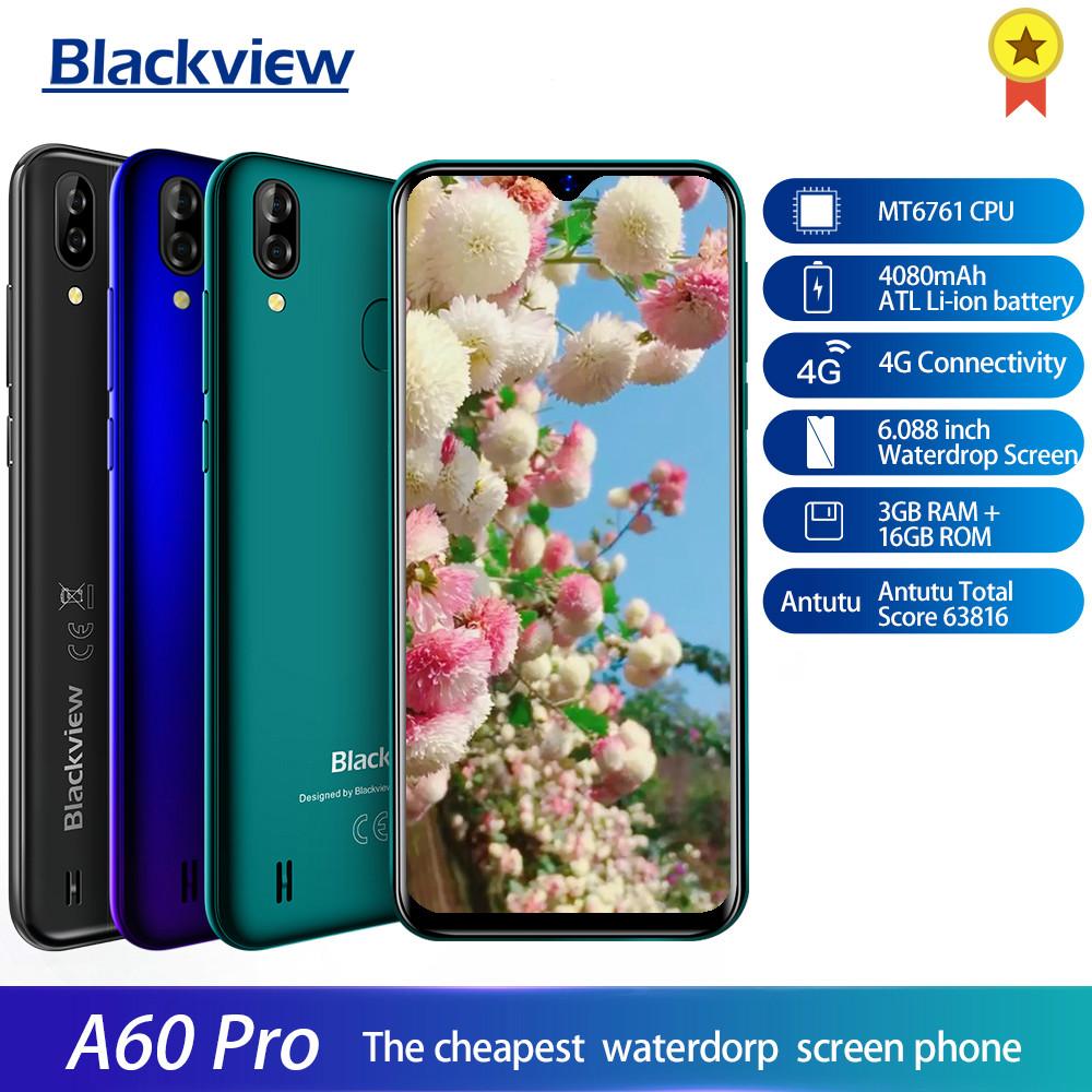 Buy Blackview A60 Pro 3GB+16GB Smartphone MTK6761 Quad Core Android 9.0 ...