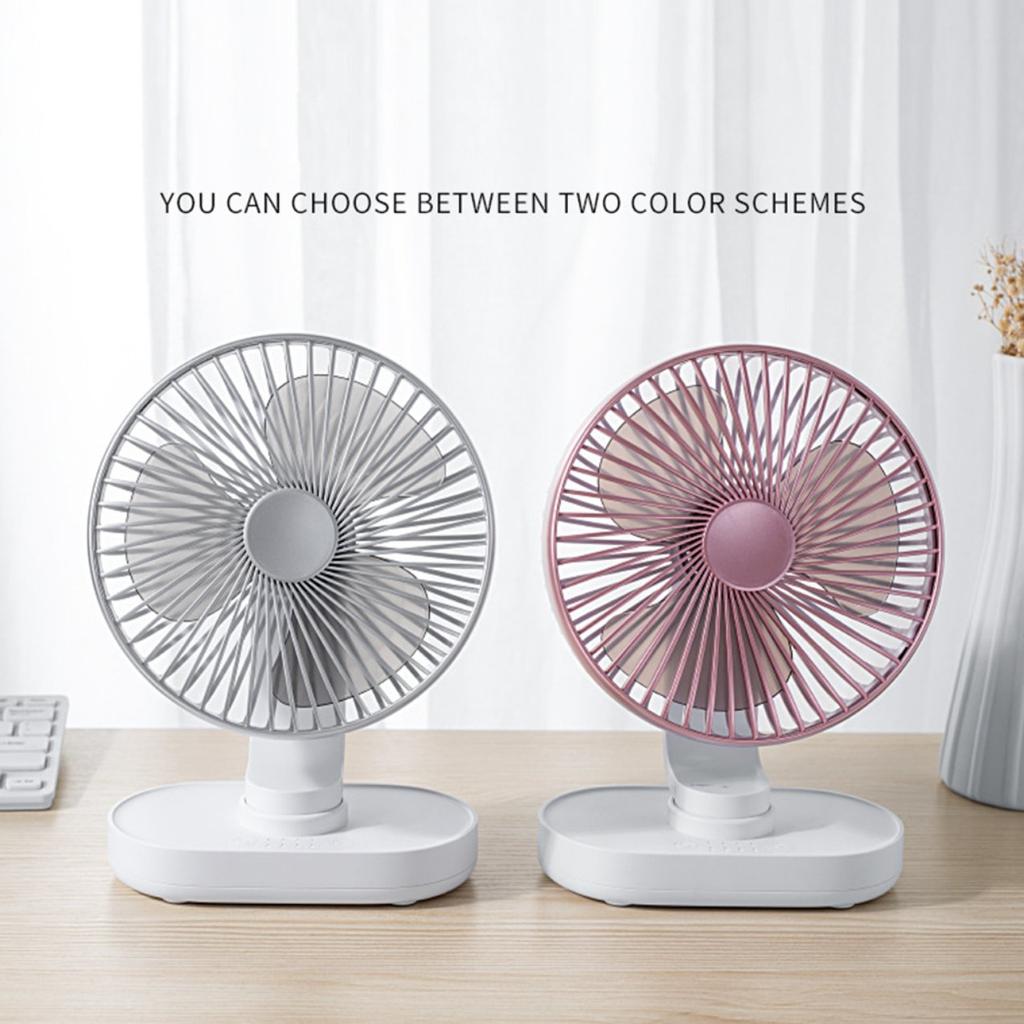 Buy Desktop Oscillating Fan Portable USB Fan With Adjustable Head 2 ...