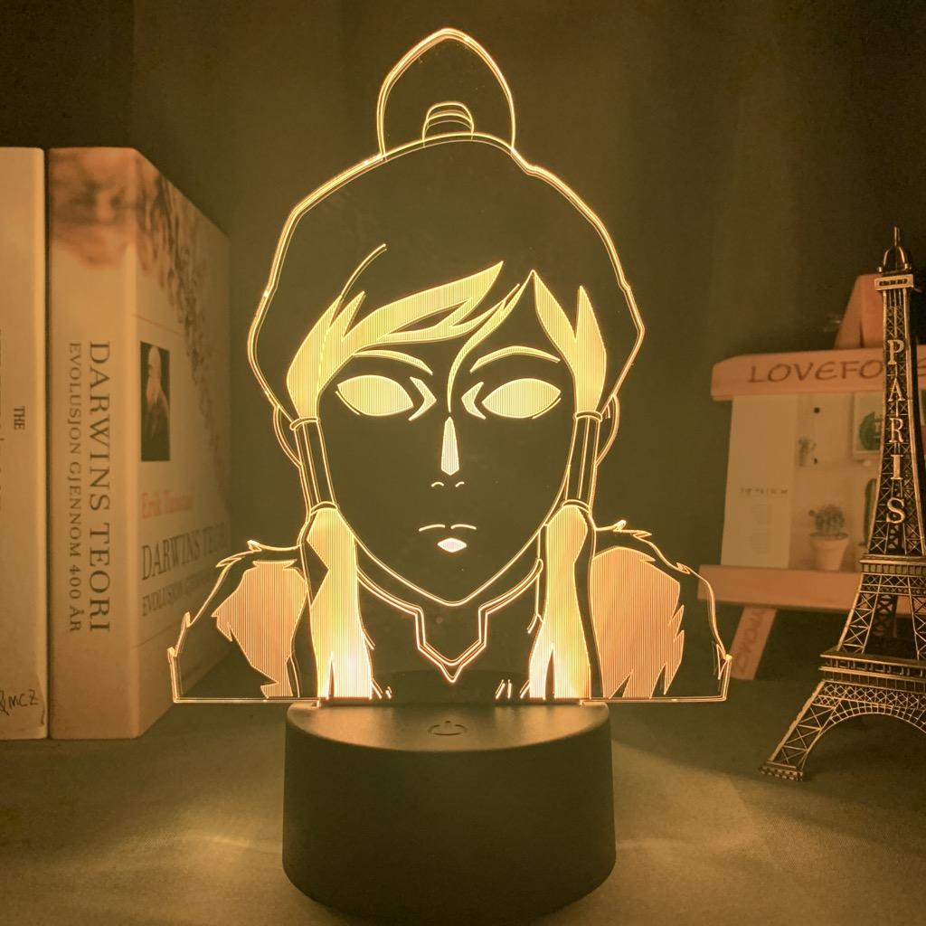 3D Lamp Korra Avatar The Last Airbender for Home Decor Birthday Gift ...