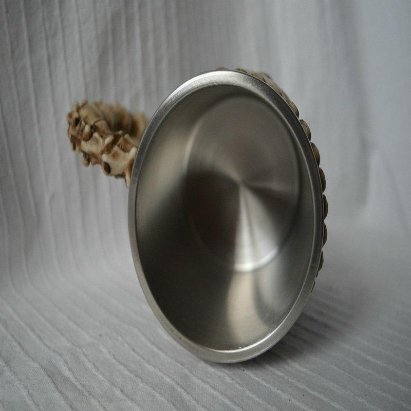 Buy Stainless Steel 3D Skull Mugs Coffee Cup Gothic Dinner Party ...