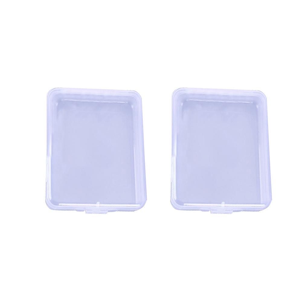 Buy Storages Transparent Plastic Empty Box Puff Box Teether Storage Box ...