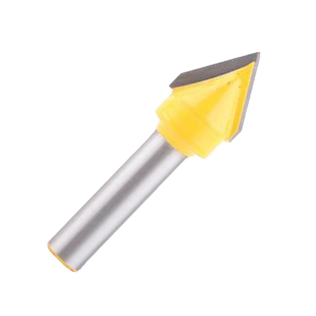 Buy 8mm Shank Woodworking Mill Router Bits Core Box Bit at affordable ...