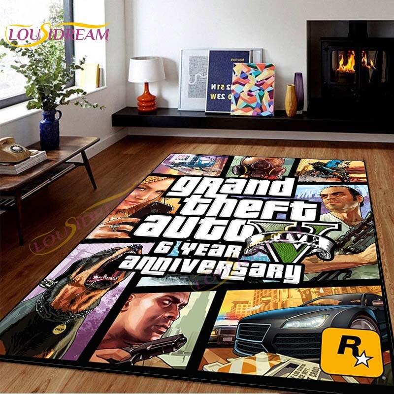 Kaufe Grand Theft Auto Games Rugs Game Carpets for Home Living Room ...