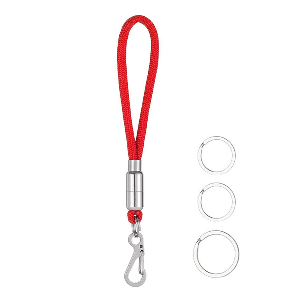 Cheap Anti Lost Keychain Lanyard with Key Rings Parachute Cord ...