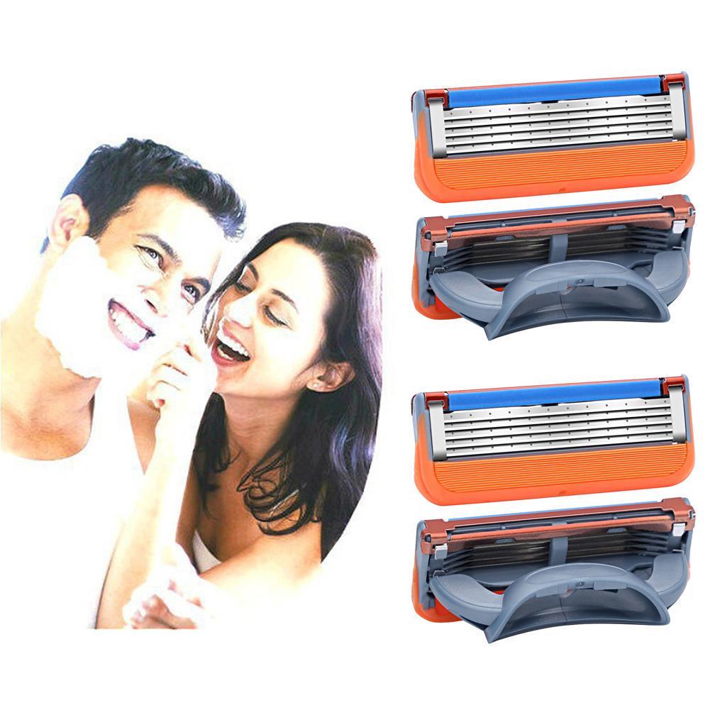 Buy 4 Pcs Manual Shaving Male Razors Blade Shaving Safety Razor Head ...