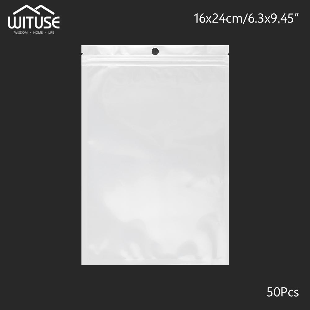 50x Zip Lock Retail Plastic Pouch Packaging Package Waterproof Bag ...