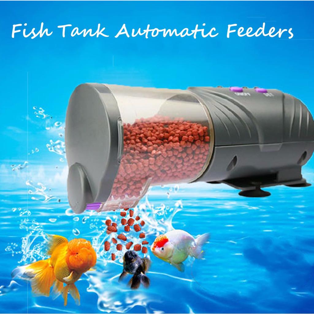 Buy 1.5V Aquarium Auto Electric Fish Food Feeder Digital Automatic Tank ...