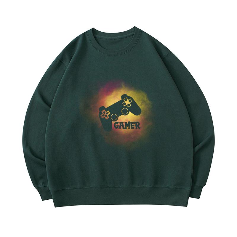 Men's 300 GSM 100% Cotton Sweatshirt Gamer Print Street Fashion Hoodies ...