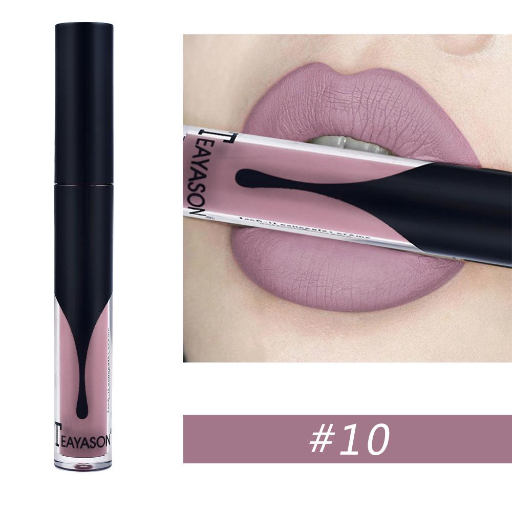 Buy TEAYASON Liquid Velvet Matte Waterproof Makeup Tattoo Nude Lipstick ...