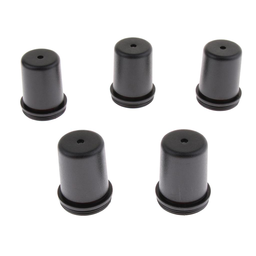 5 Pieces Microphone Battery Cap End Cover for Wireless Mic Replacement ...
