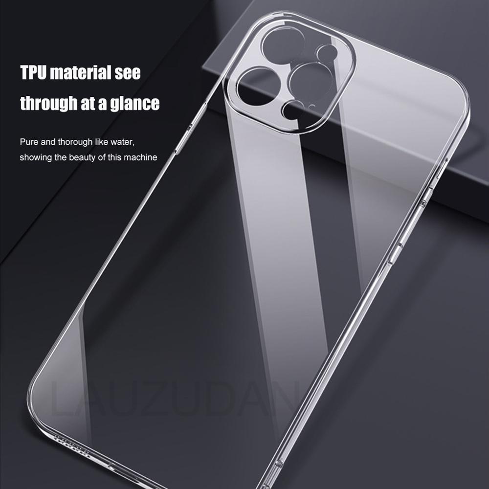 Buy Clear TPU Phone Case For iPhone 11 12 13 Pro XS Max XR X/Samsung Z ...