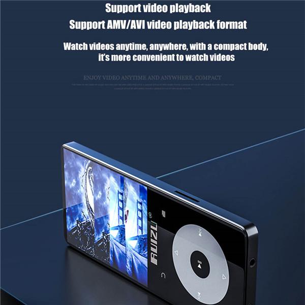 Buy New RUIZU X02B MP3 Player With Bluetooth 5.0 Portable Lossless ...
