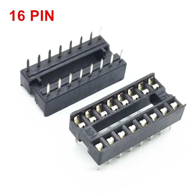 Buy 20pcs IC Seat 6 8 14 16 20 24 28 32 40 Pin 2.54 mm PIN Pitch MCU ...