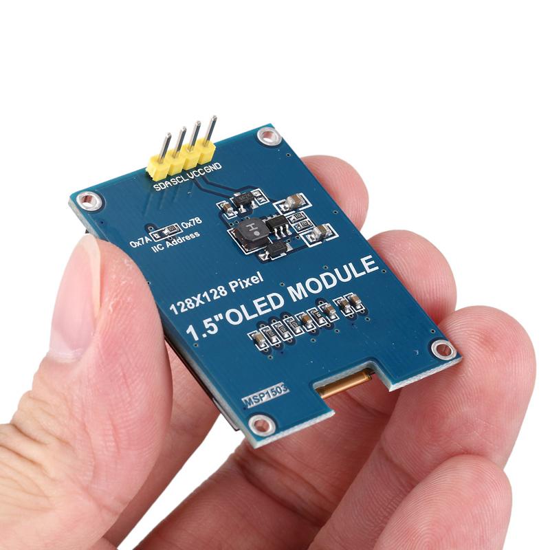 I2c Oled OLED 1.5 Inch Display 128x128, IIC / I2C, SSD1327 Oled Display ...