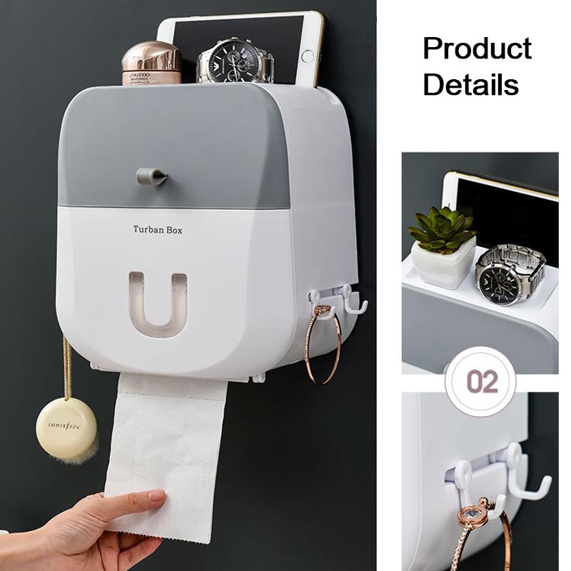 Buy Multifunctional Doubel Layers Waterproof Tissue Box Holder Bathroom ...