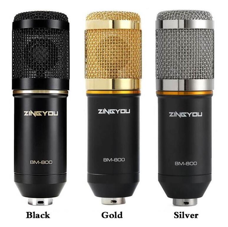 Buy Bm 800 ZINGYOU Cool Microphone Kit Pro Audio Studio Recording ...