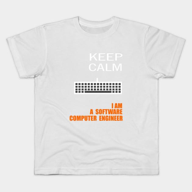Buy Children Cartoon Keep Calm Software Computer Engineer Print Funny ...