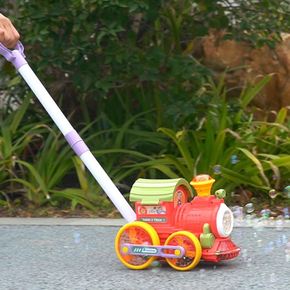 Buy Pony Trolley Automatic Bubble Machine Charging Electric Machine ...