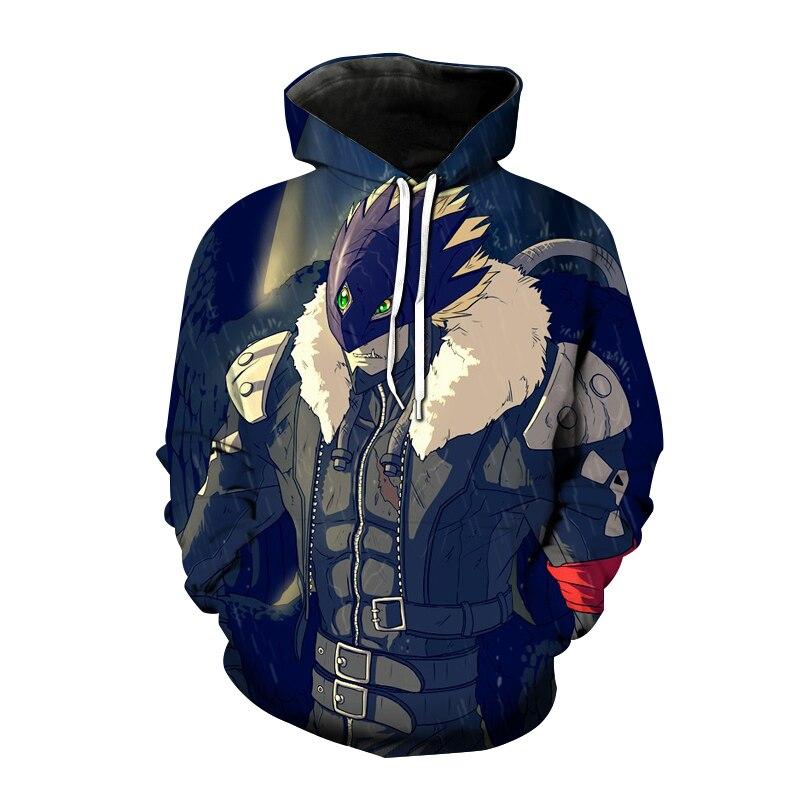 Cheap Autumn Winter Anime Hoodies Digimon Adventure 3d Print Sweatshirt ...