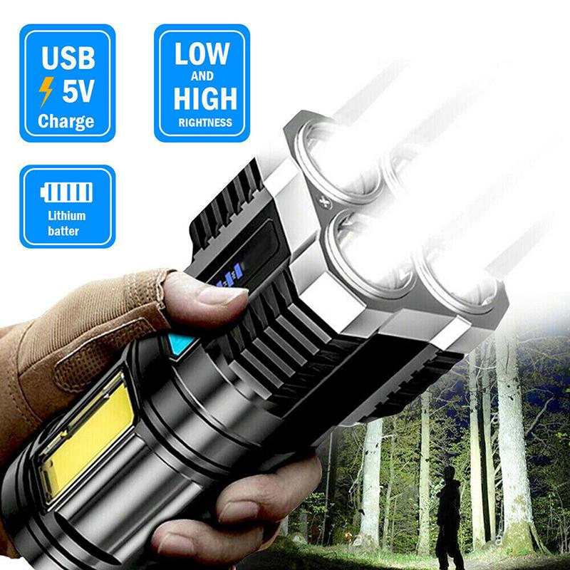Buy Quad-core Bright Super Bright 99000LM Torch LED Flashlight USB ...