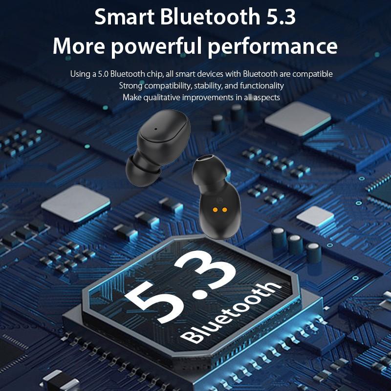 Buy A6S Mini TWS Noise Reduction Earbuds Wireless Headphones LED ...